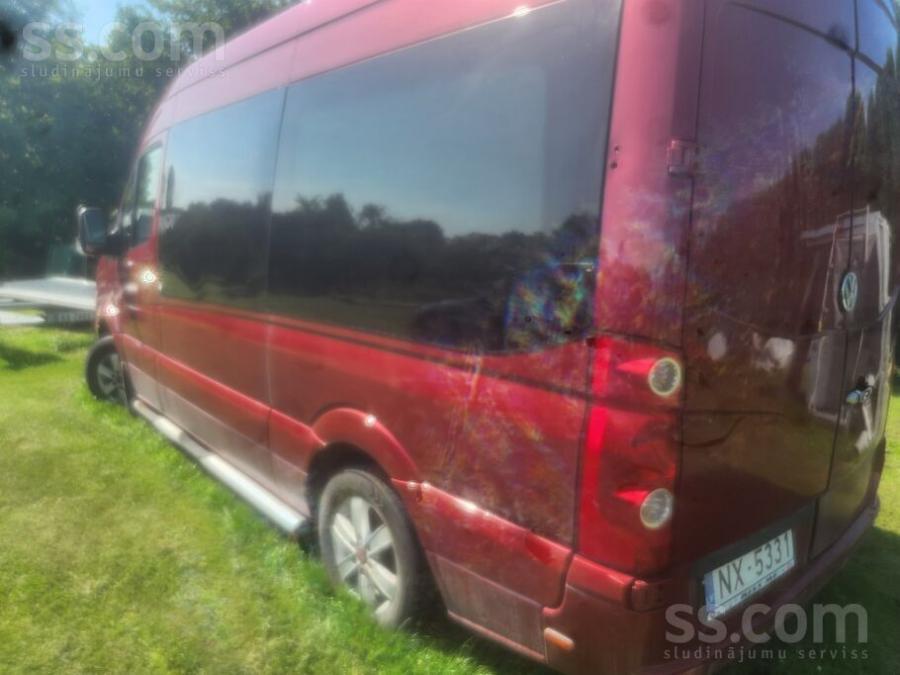 Red Volkswagen Crafter 2008 in Riga, with an engine capacity of 2.50 L and mileage of 233 thousand km for 10900 €, photo 14 on AUTOMOTO.COM.LV