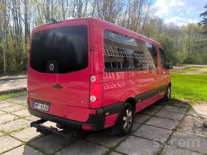 Red Volkswagen Crafter 2009 in Aizkraukle, with an engine capacity of 2.50 L and mileage of 0 thousand km for 8300 €, photo 3 on AUTOMOTO.COM.LV