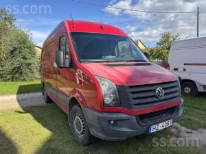Sarkans Volkswagen Crafter 2012 Jelgava, ar dzinēja tilpumu 2.00 L un nobraukumu 462 tūkst. km par 4000 €, foto  vietnē AUTOMOTO.COM.LV