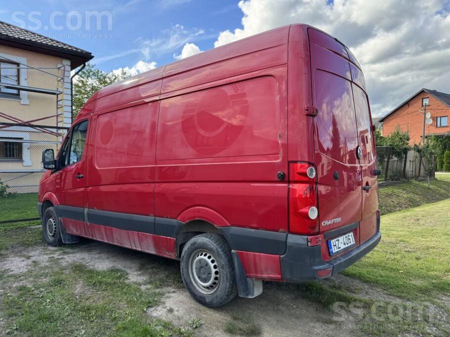 Sarkans Volkswagen Crafter 2012 Jelgava, ar dzinēja tilpumu 2.00 L un nobraukumu 462 tūkst. km par 4000 €, foto 6 vietnē AUTOMOTO.COM.LV