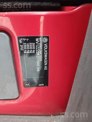 Red Volkswagen Crafter 2014 in Ogre, with an engine capacity of 2.00 L and mileage of 0 thousand km for 7000 €, photo 12 on AUTOMOTO.COM.LV