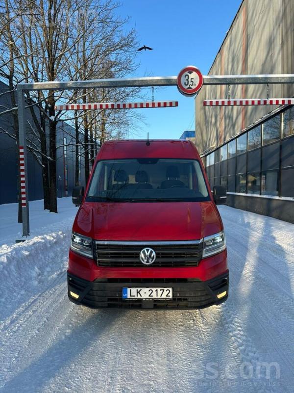 Sarkans Volkswagen Crafter 2018 Rīga, ar dzinēja tilpumu 2.00 L un nobraukumu 235 tūkst. km par 17990 €, foto 4 vietnē AUTOMOTO.COM.LV
