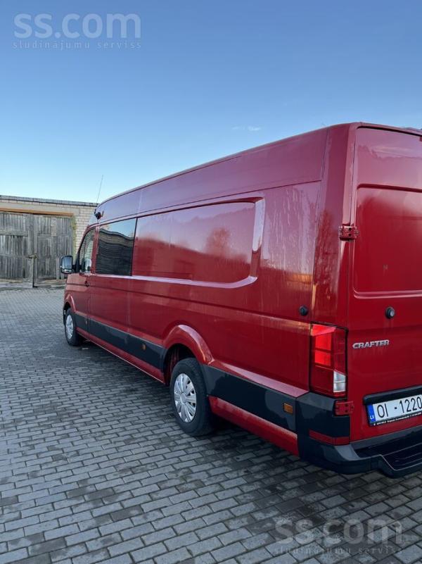 Sarkans Volkswagen Crafter 2019 Rēzekne, ar dzinēja tilpumu 1.90 L un nobraukumu 174 tūkst. km par 15730 €, foto 1 vietnē AUTOMOTO.COM.LV
