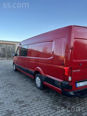 Red Volkswagen Crafter 2019 in Rezekne, with an engine capacity of 1.90 L and mileage of 174 thousand km for 15730 €, photo  on AUTOMOTO.COM.LV