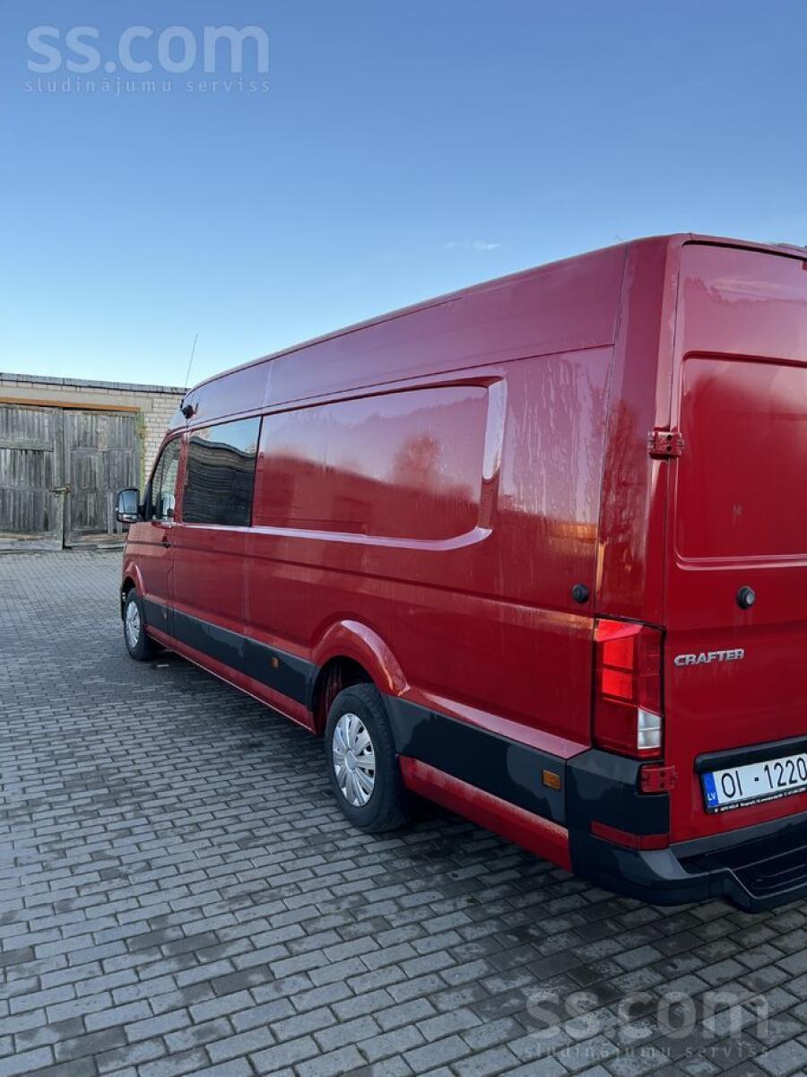 Sarkans Volkswagen Crafter 2019 Rēzekne, ar dzinēja tilpumu 1.90 L un nobraukumu 174 tūkst. km par 15730 €, foto 1 vietnē AUTOMOTO.COM.LV