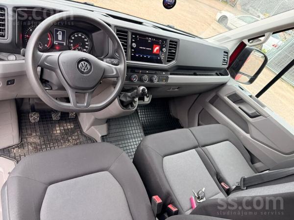 Red Volkswagen Crafter 2023 in Riga, with an engine capacity of 2.00 L and mileage of 22 thousand km for 31777 €, photo 6 on AUTOMOTO.COM.LV