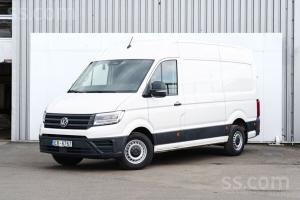 Balts Volkswagen Crafter 2025 Rīga, ar dzinēja tilpumu 2.00 L un nobraukumu 4 tūkst. km par 39900 €, foto  vietnē AUTOMOTO.COM.LV