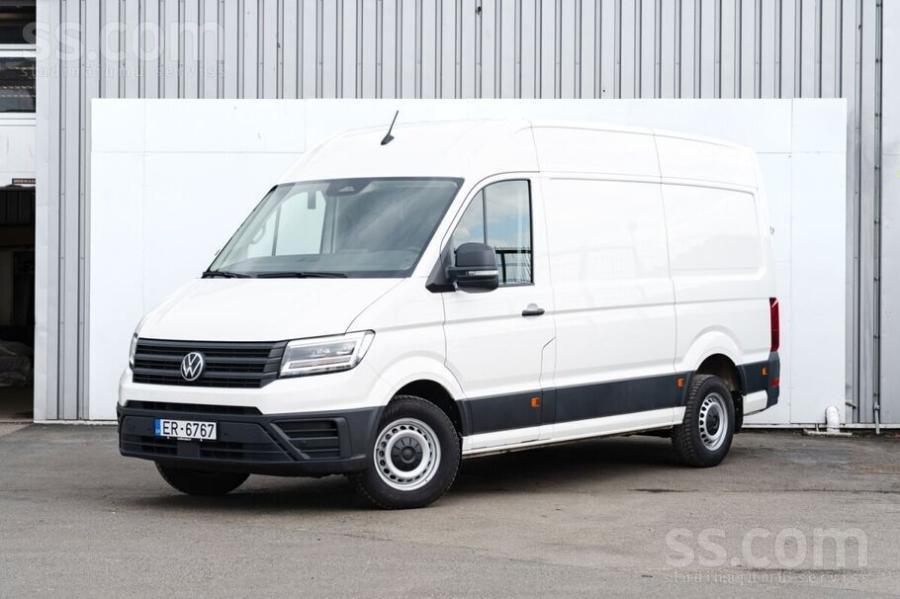 Balts Volkswagen Crafter 2025 Rīga, ar dzinēja tilpumu 2.00 L un nobraukumu 4 tūkst. km par 39900 €, foto 1 vietnē AUTOMOTO.COM.LV
