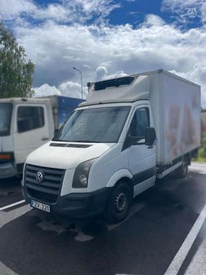 White Volkswagen Crafter 2008 in Telschi, with an engine capacity of 2.46 L and mileage of 399 thousand km for 6100 €, photo  on AUTOMOTO.COM.LV