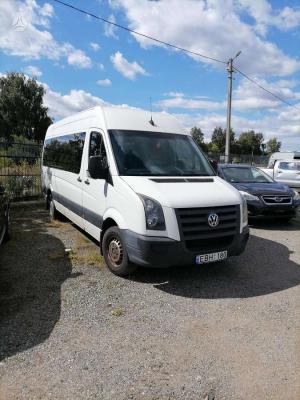 White Volkswagen Crafter 2008 in Panevezys, with an engine capacity of 2.46 L and mileage of 296 thousand km for 8950 €, photo 3 on AUTOMOTO.COM.LV