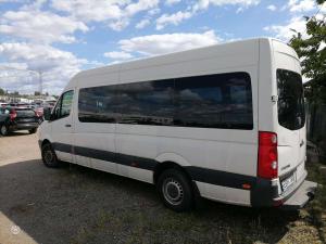 White Volkswagen Crafter 2008 in Panevezys, with an engine capacity of 2.46 L and mileage of 296 thousand km for 8950 €, photo 4 on AUTOMOTO.COM.LV