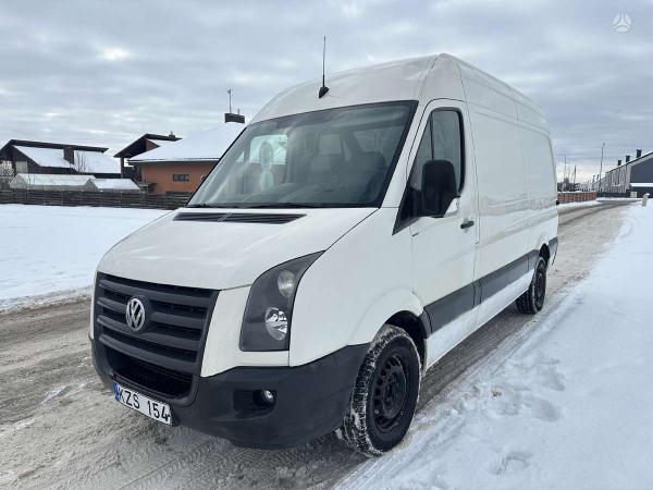 Balts Volkswagen Crafter 2009 Kauņa, ar dzinēja tilpumu 2.46 L un nobraukumu 405 tūkst. km par 3900 €, foto 1 vietnē AUTOMOTO.COM.LV
