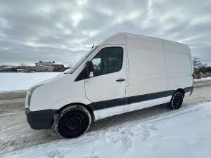 White Volkswagen Crafter 2009 in Kaunas, with an engine capacity of 2.46 L and mileage of 405 thousand km for 3900 €, photo 2 on AUTOMOTO.COM.LV