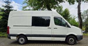 White Volkswagen Crafter 2009 in Vilnius, with an engine capacity of 2.50 L and mileage of 350 thousand km for 2200 €, photo 5 on AUTOMOTO.COM.LV