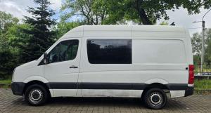 White Volkswagen Crafter 2009 in Vilnius, with an engine capacity of 2.50 L and mileage of 350 thousand km for 2200 €, photo 9 on AUTOMOTO.COM.LV