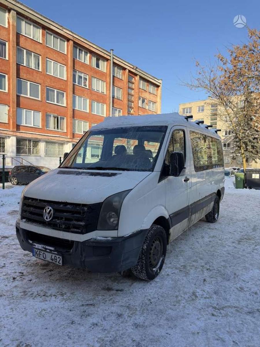 Balts Volkswagen Crafter 2010 Kauņa, ar dzinēja tilpumu 2.46 L un nobraukumu 543 tūkst. km par 2500 €, foto 1 vietnē AUTOMOTO.COM.LV