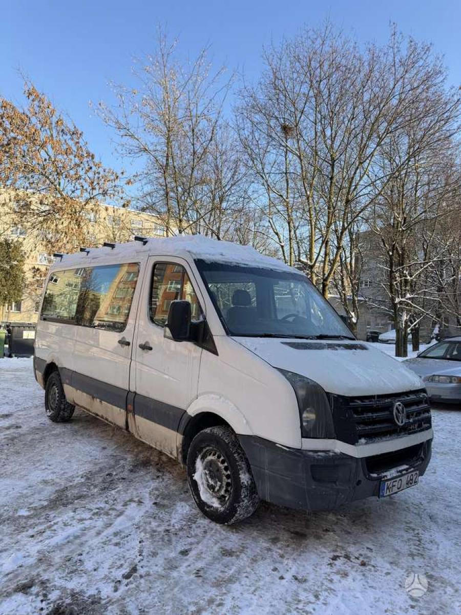Balts Volkswagen Crafter 2010 Kauņa, ar dzinēja tilpumu 2.46 L un nobraukumu 543 tūkst. km par 2500 €, foto 2 vietnē AUTOMOTO.COM.LV