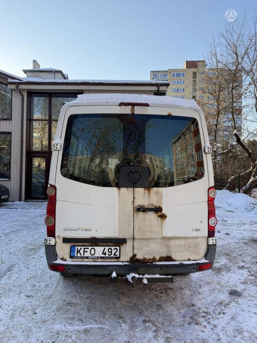 Balts Volkswagen Crafter 2010 Kauņa, ar dzinēja tilpumu 2.46 L un nobraukumu 543 tūkst. km par 2500 €, foto 5 vietnē AUTOMOTO.COM.LV