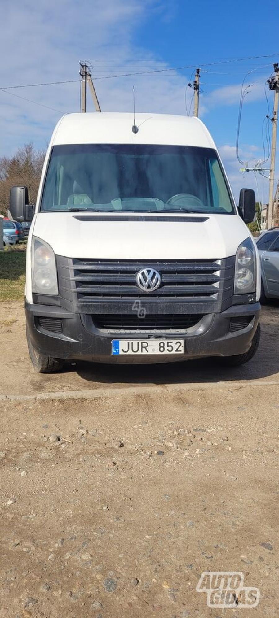 Balts Volkswagen Crafter 2012 Zarasai, ar dzinēja tilpumu 2.00 L un nobraukumu 514 tūkst. km par 4500 €, foto 1 vietnē AUTOMOTO.COM.LV