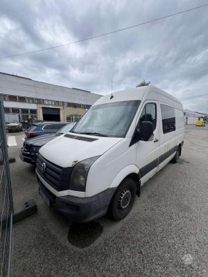 Balts Volkswagen Crafter 2012 Viļņa, ar dzinēja tilpumu 1.97 L un nobraukumu 364 tūkst. km par 1800 €, foto  vietnē AUTOMOTO.COM.LV