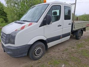 Balts Volkswagen Crafter 2012 Klaipėda, ar dzinēja tilpumu 2.00 L un nobraukumu 201 tūkst. km par 5500 €, foto  vietnē AUTOMOTO.COM.LV