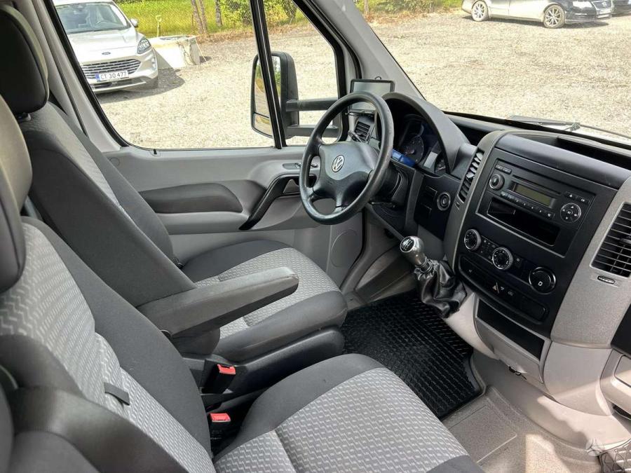 White Volkswagen Crafter 2013 in Kretinga, with an engine capacity of 1.97 L and mileage of 197 thousand km for 10650 €, photo 25 on AUTOMOTO.COM.LV