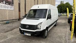 White Volkswagen Crafter 2013 in Klaipeda, with an engine capacity of 1.97 L and mileage of 174 thousand km for 8500 €, photo 4 on AUTOMOTO.COM.LV