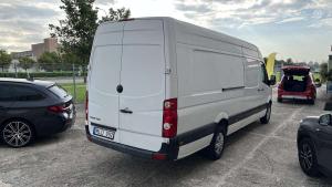 White Volkswagen Crafter 2013 in Klaipeda, with an engine capacity of 1.97 L and mileage of 174 thousand km for 8500 €, photo 5 on AUTOMOTO.COM.LV