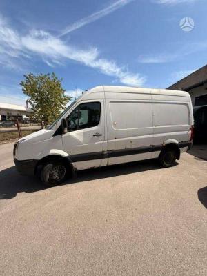 Balts Volkswagen Crafter 2013 Kauņa, ar dzinēja tilpumu 1.97 L un nobraukumu 494 tūkst. km par 4000 €, foto  vietnē AUTOMOTO.COM.LV