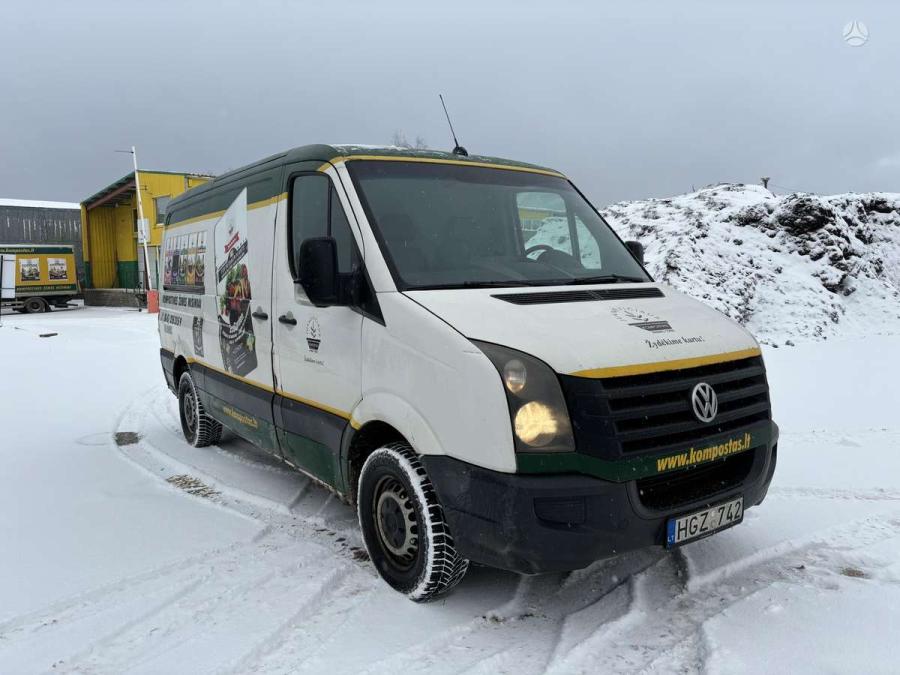 White Volkswagen Crafter 2014 in Vilnius, with an engine capacity of 2.00 L and mileage of 340 thousand km for 5350 €, photo 1 on AUTOMOTO.COM.LV