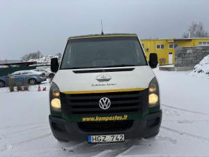 White Volkswagen Crafter 2014 in Vilnius, with an engine capacity of 2.00 L and mileage of 340 thousand km for 5350 €, photo 2 on AUTOMOTO.COM.LV