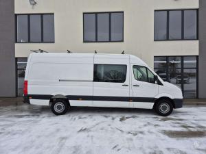 White Volkswagen Crafter 2014 in Marijampole, with an engine capacity of 1.97 L and mileage of 244 thousand km for 14500 €, photo 4 on AUTOMOTO.COM.LV