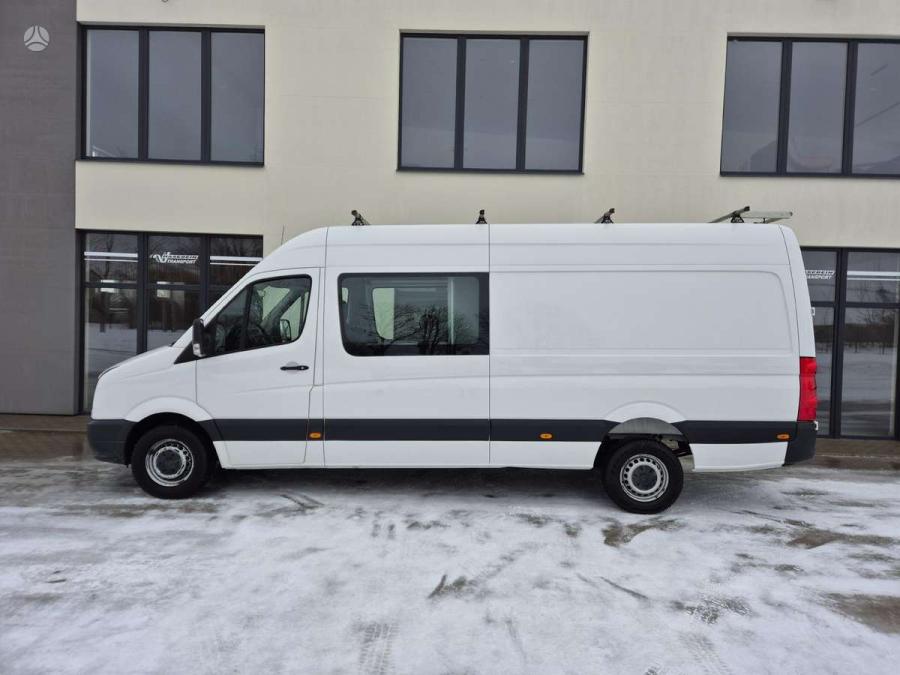 White Volkswagen Crafter 2014 in Marijampole, with an engine capacity of 1.97 L and mileage of 244 thousand km for 14500 €, photo 5 on AUTOMOTO.COM.LV