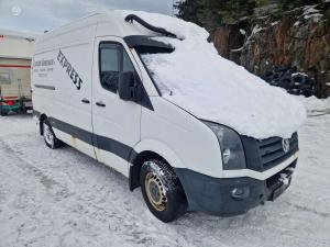 Balts Volkswagen Crafter 2014 Rokiškis, ar dzinēja tilpumu 2.00 L un nobraukumu 300 tūkst. km par 4200 €, foto  vietnē AUTOMOTO.COM.LV