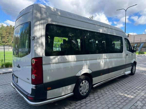 White Volkswagen Crafter 2014 in Vilnius, with an engine capacity of 1.97 L and mileage of 335 thousand km for 10500 €, photo 8 on AUTOMOTO.COM.LV