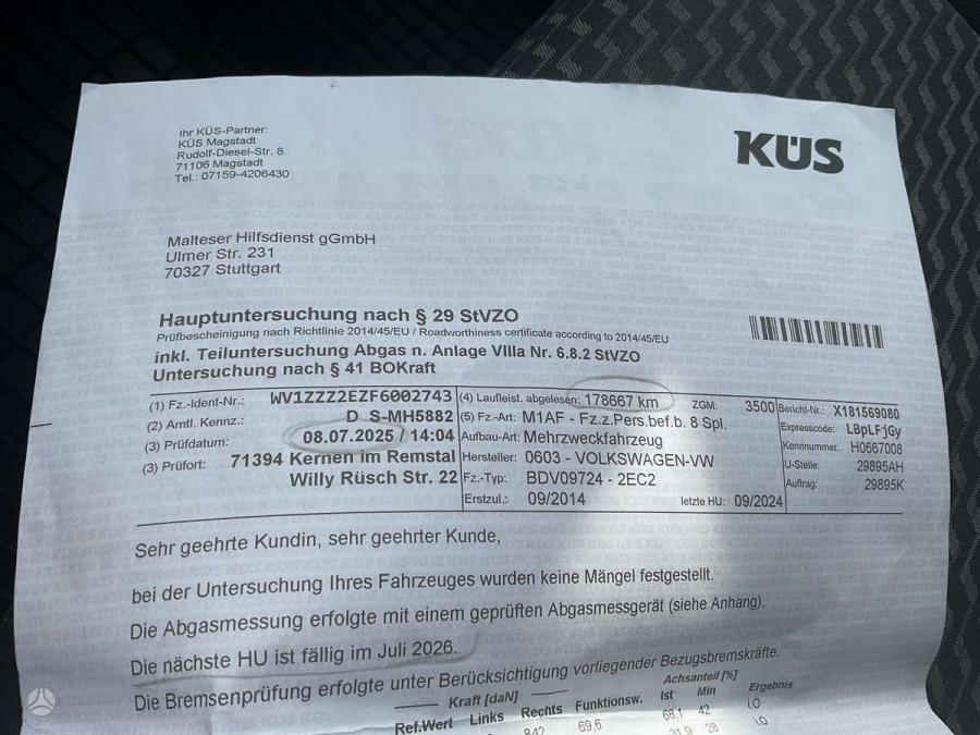 Balts Volkswagen Crafter 2014 Šauļi, ar dzinēja tilpumu 1.97 L un nobraukumu 184 tūkst. km par 12990 €, foto 26 vietnē AUTOMOTO.COM.LV