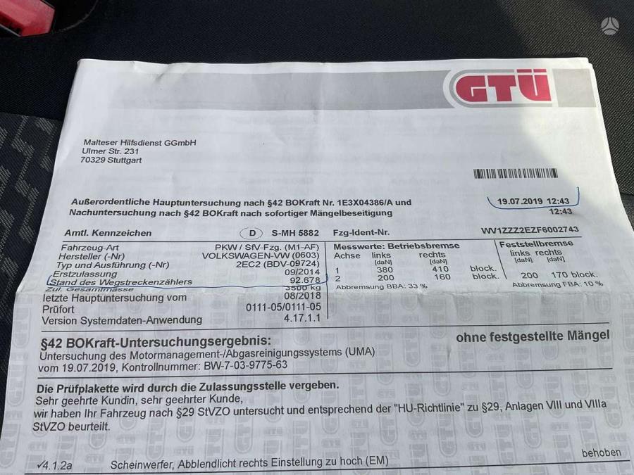 Balts Volkswagen Crafter 2014 Šauļi, ar dzinēja tilpumu 1.97 L un nobraukumu 184 tūkst. km par 12990 €, foto 32 vietnē AUTOMOTO.COM.LV