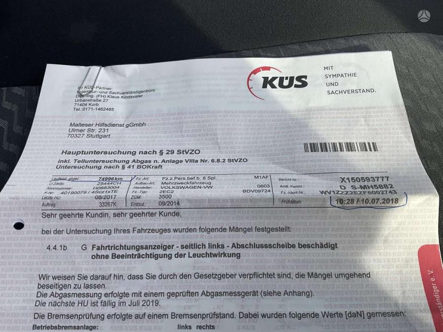Balts Volkswagen Crafter 2014 Šauļi, ar dzinēja tilpumu 1.97 L un nobraukumu 184 tūkst. km par 12990 €, foto 33 vietnē AUTOMOTO.COM.LV
