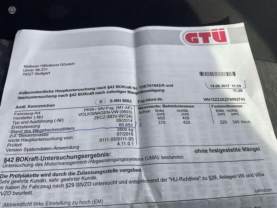 Balts Volkswagen Crafter 2014 Šauļi, ar dzinēja tilpumu 1.97 L un nobraukumu 184 tūkst. km par 12990 €, foto 34 vietnē AUTOMOTO.COM.LV