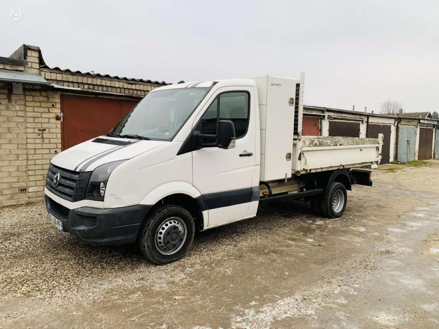 Balts Volkswagen Crafter 2015 Tauragė, ar dzinēja tilpumu 2.00 L un nobraukumu 182 tūkst. km par 9800 €, foto 3 vietnē AUTOMOTO.COM.LV