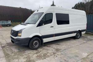 White Volkswagen Crafter 2015 in Vilnius, with an engine capacity of 2.00 L and mileage of 290 thousand km for 8000 €, photo  on AUTOMOTO.COM.LV
