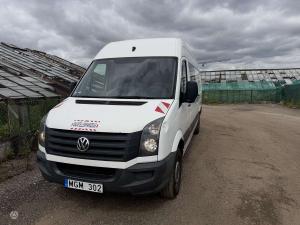 White Volkswagen Crafter 2015 in Vilnius, with an engine capacity of 1.97 L and mileage of 400 thousand km for 9922 €, photo 5 on AUTOMOTO.COM.LV