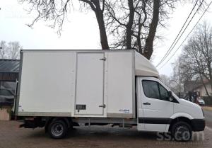 White Volkswagen Crafter 2016 in Riga, with an engine capacity of 2.00 L and mileage of 0 thousand km for 20449 €, photo 9 on AUTOMOTO.COM.LV