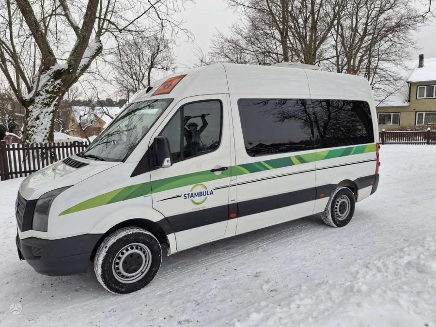 White Volkswagen Crafter 2016 in Jurbarkas, with an engine capacity of 2.00 L and mileage of 172 thousand km for 16800 €, photo 4 on AUTOMOTO.COM.LV