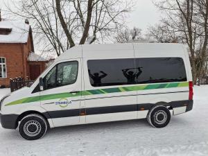 White Volkswagen Crafter 2016 in Jurbarkas, with an engine capacity of 2.00 L and mileage of 172 thousand km for 16800 €, photo 5 on AUTOMOTO.COM.LV