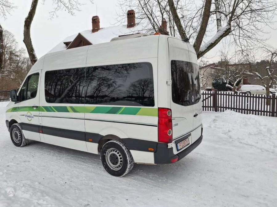 White Volkswagen Crafter 2016 in Jurbarkas, with an engine capacity of 2.00 L and mileage of 172 thousand km for 16800 €, photo 6 on AUTOMOTO.COM.LV