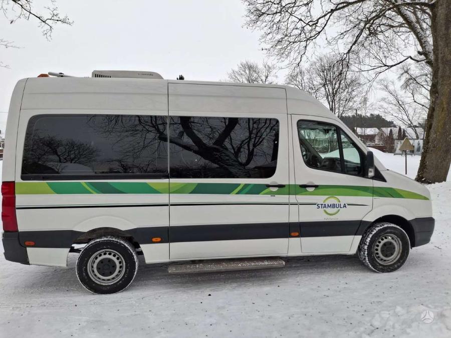 White Volkswagen Crafter 2016 in Jurbarkas, with an engine capacity of 2.00 L and mileage of 172 thousand km for 16800 €, photo 17 on AUTOMOTO.COM.LV