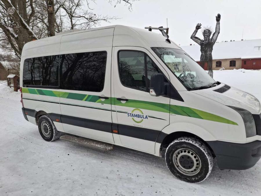 White Volkswagen Crafter 2016 in Jurbarkas, with an engine capacity of 2.00 L and mileage of 172 thousand km for 16800 €, photo 18 on AUTOMOTO.COM.LV