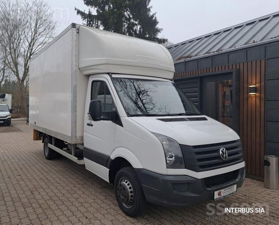 White Volkswagen Crafter 2017 in Riga, with an engine capacity of 2.00 L and mileage of 0 thousand km for 20449 €, photo 1 on AUTOMOTO.COM.LV