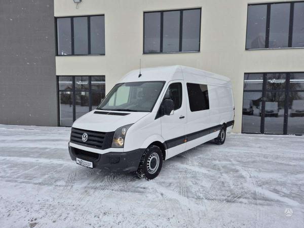White Volkswagen Crafter 2017 in Marijampole, with an engine capacity of 1.97 L and mileage of 248 thousand km for 14500 €, photo 1 on AUTOMOTO.COM.LV